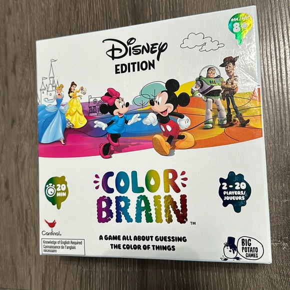 Disney | Toys | Disney Color Brain Game Ages 8 In Excellent Condition ...